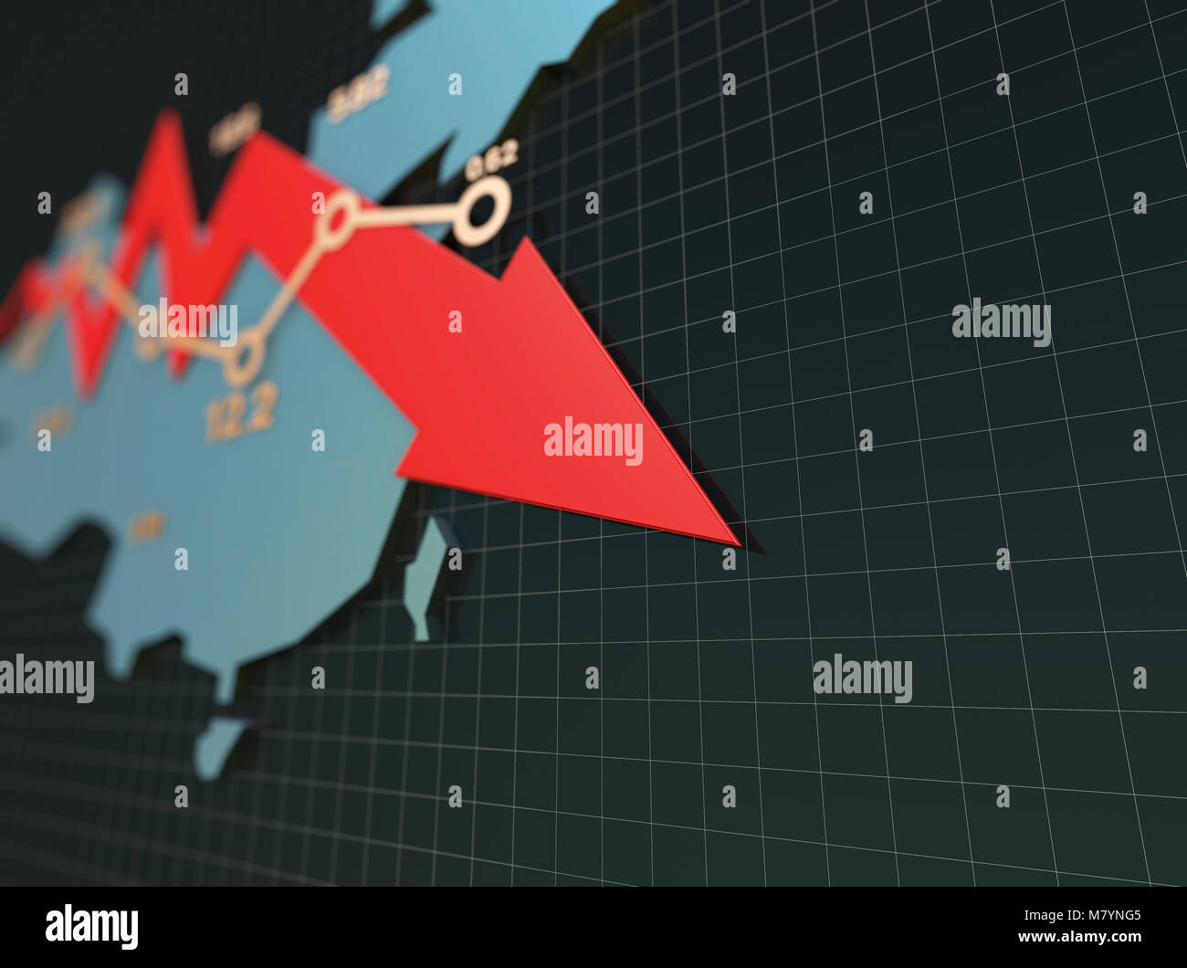 Decline chinas financial economy hi-res stock photography and images ...