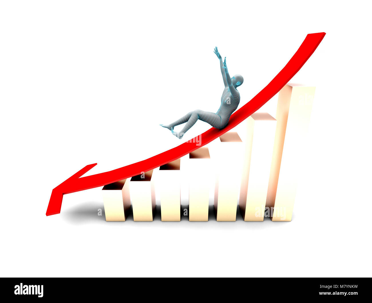 The decline of the financial economy, the devaluation of the stock ...