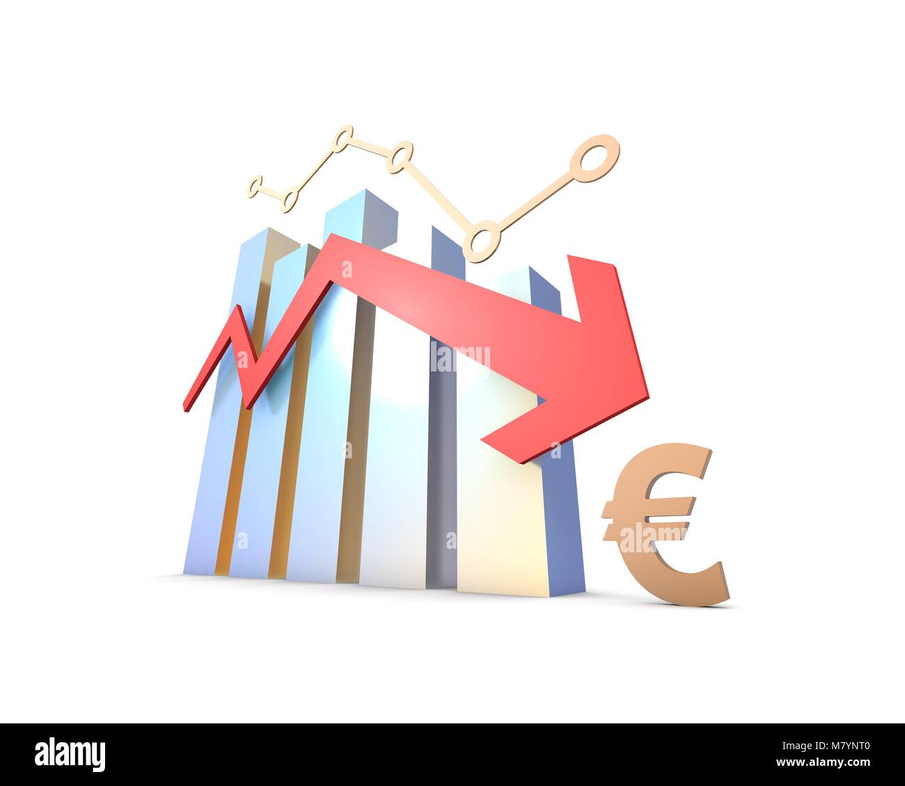 The decline of the financial economy, the devaluation of the euro, the ...