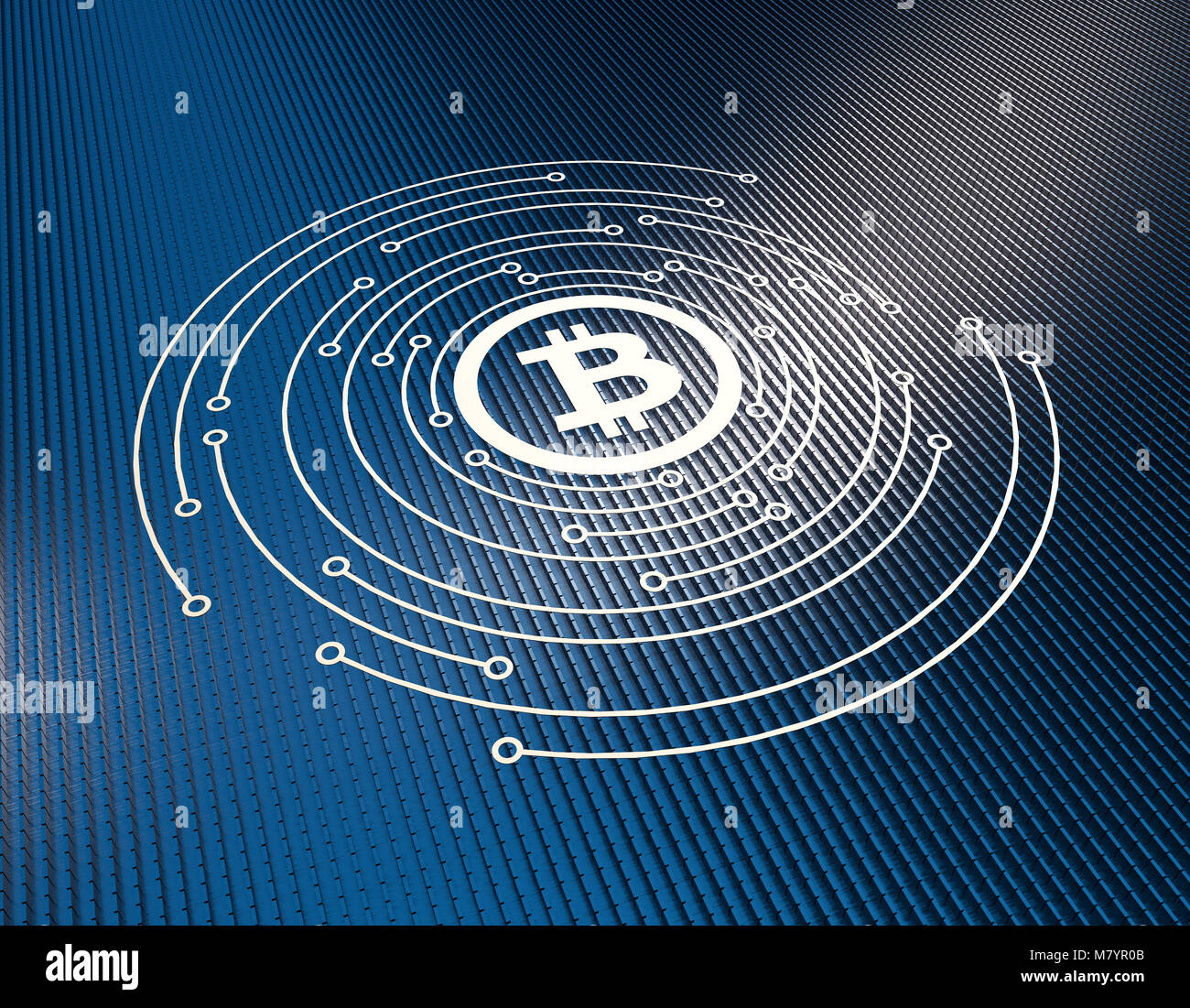 Cyber virtual currency Bitcoin, online payment, encrypted internet ...