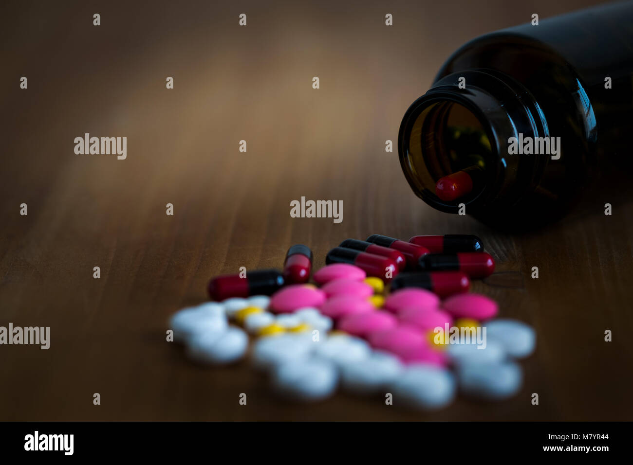 Drug Pharmacy prohibited substances medicine Packaging of tablets Stock ...