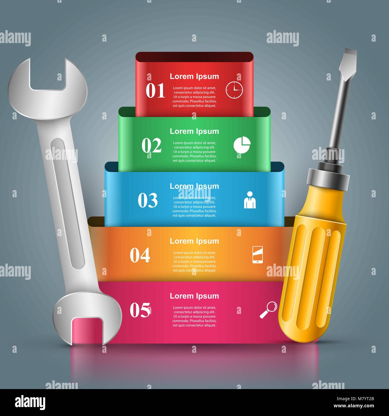 Recovery and repair. Business infographics Stock Vector Image & Art - Alamy