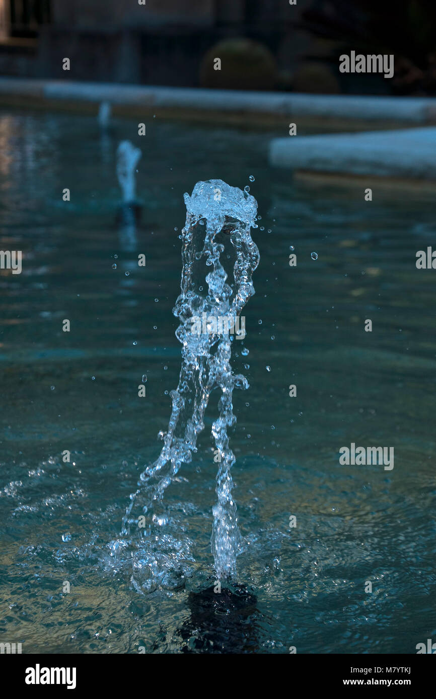 Sydney Australia, water spout in ornamental pool Stock Photo - Alamy