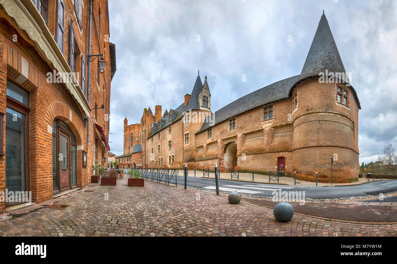 Palais de la Berbie - formerly the Bishop Palace in Albi, Occitanie ...