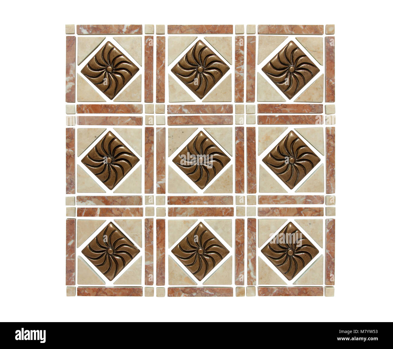 Marble flooring design Cut Out Stock Images & Pictures - Alamy