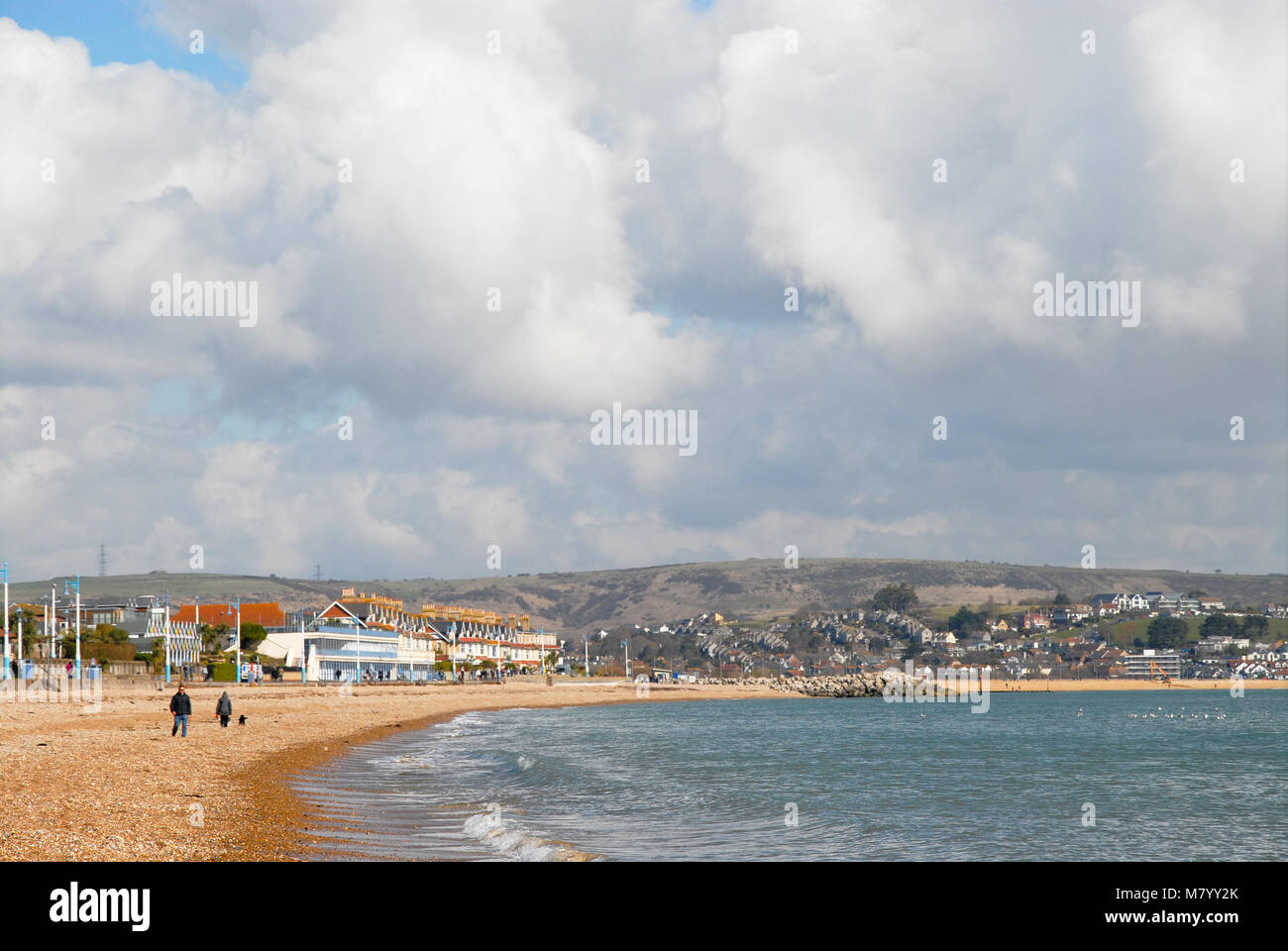 Weymouth, Dorset. 13th March 2018 - People enjoy Spring-like weather on ...