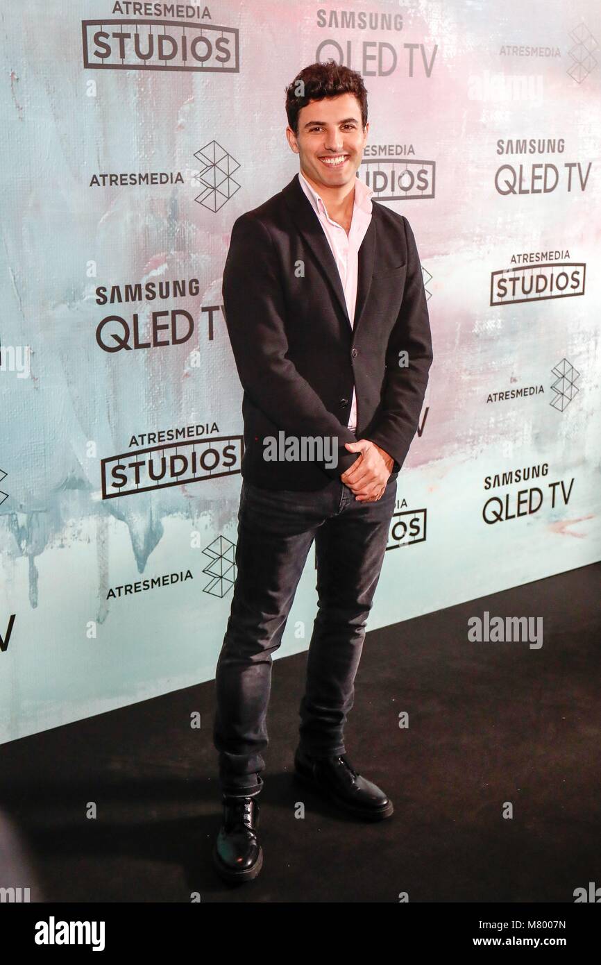 Madrid, Spain. 13th March, 2018. Daniel Lundh attends during A3Media ...