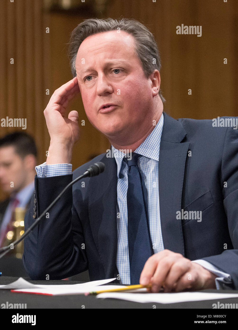 Former Prime Minister David Cameron of the United Kingdom, Chairman ...