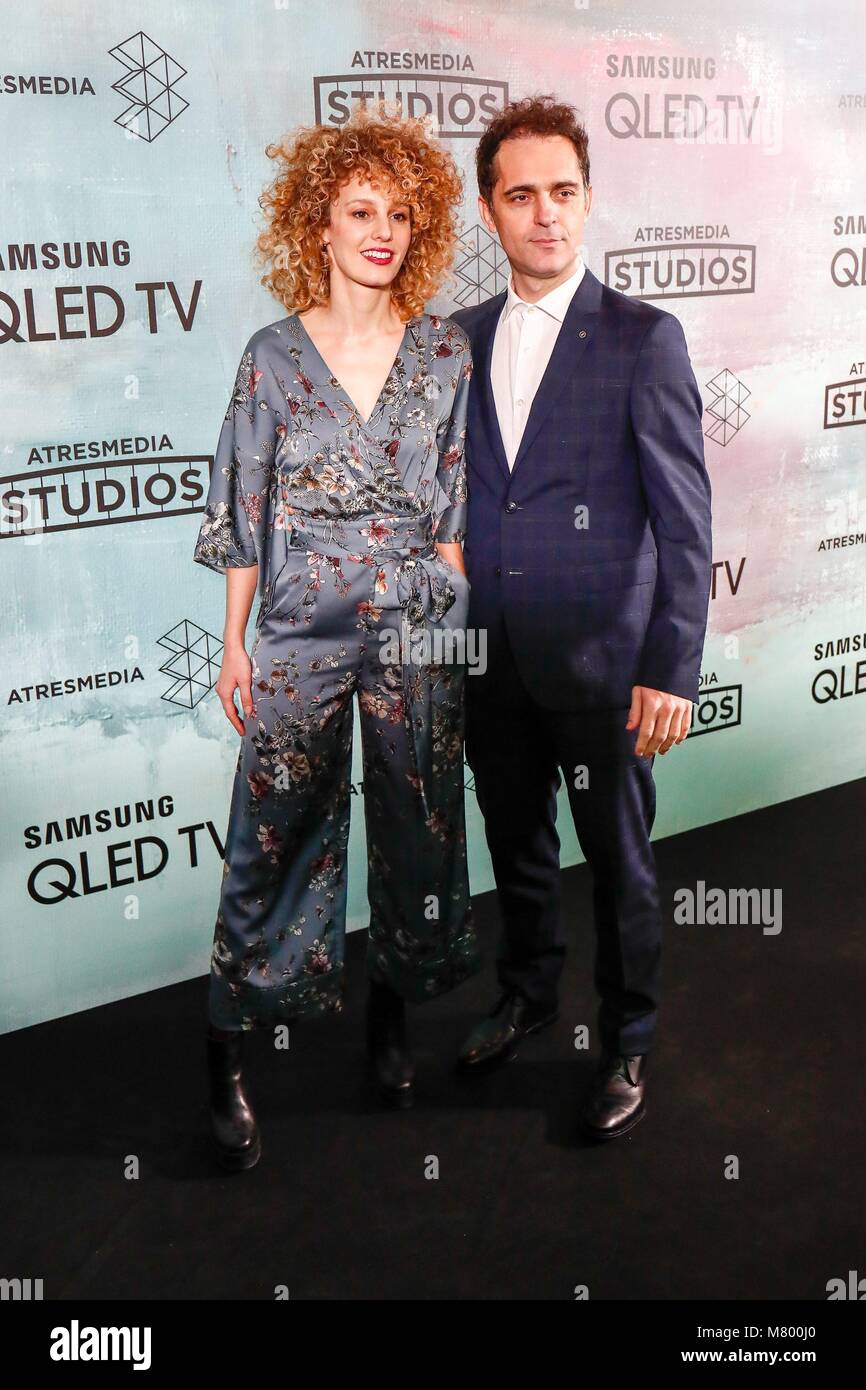 Madrid, Spain. 13th March, 2018. Pedro Alonso and Esther Acebo attends ...