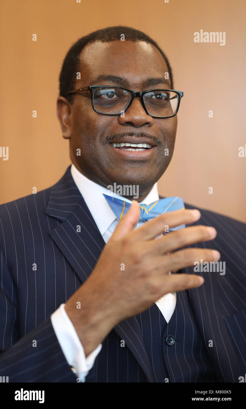 African Development Bank chief gives interview in Seoul Akinwumi ...