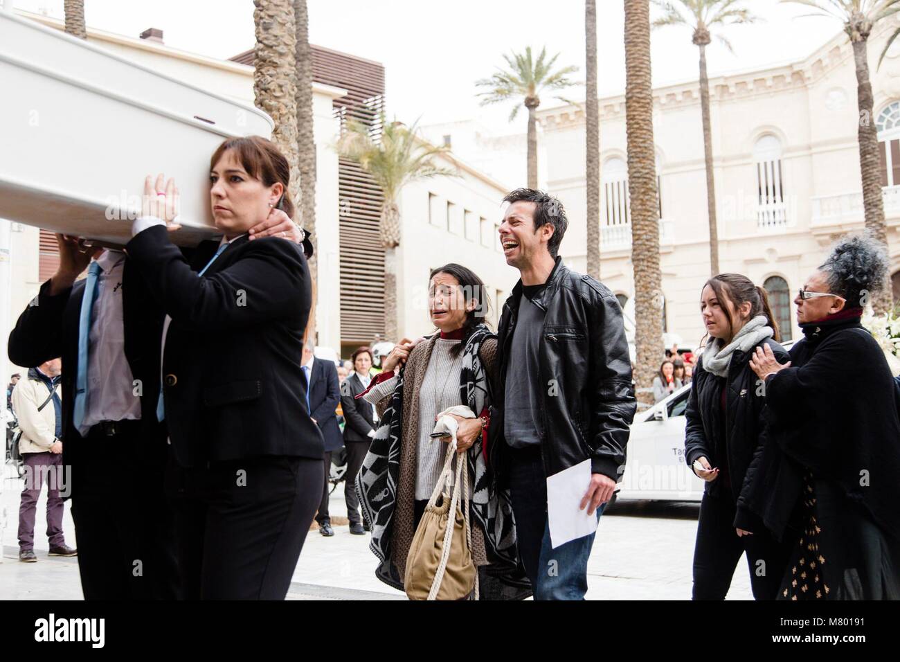Misa Funeral de Gabriel Cruz en Almeria Cordon Press Stock Photo - Alamy