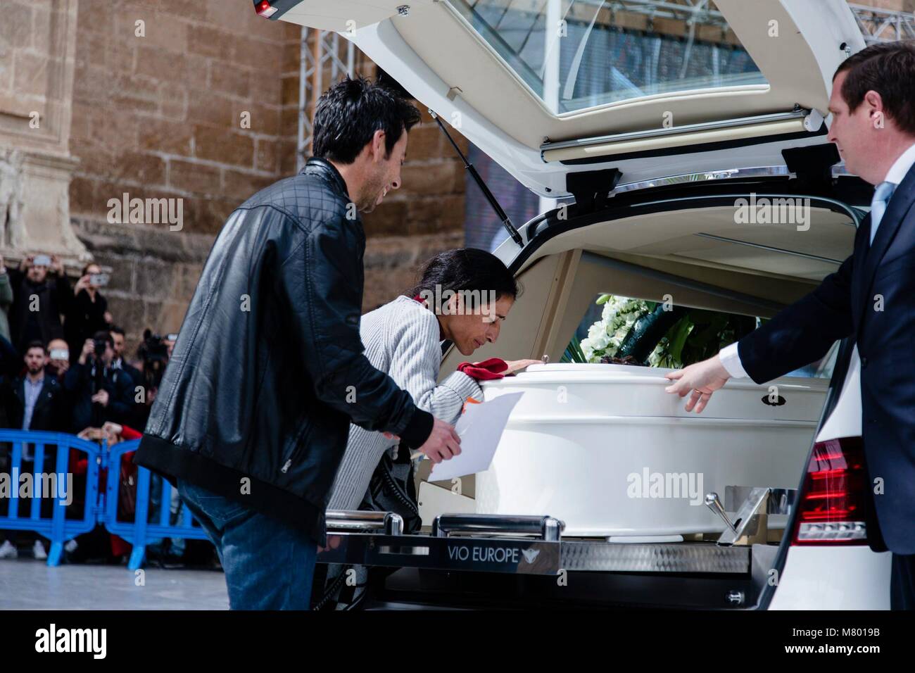 Misa Funeral de Gabriel Cruz en Almeria Cordon Press Stock Photo - Alamy