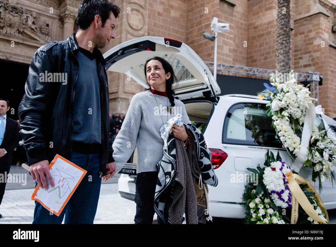 Misa Funeral de Gabriel Cruz en Almeria Cordon Press Stock Photo - Alamy