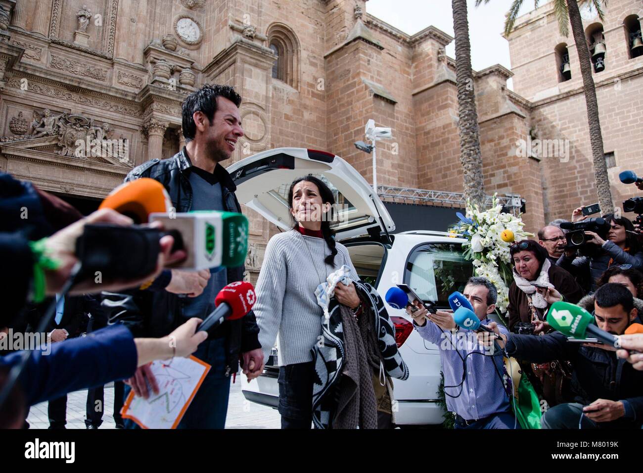 Misa Funeral de Gabriel Cruz en Almeria Cordon Press Stock Photo - Alamy