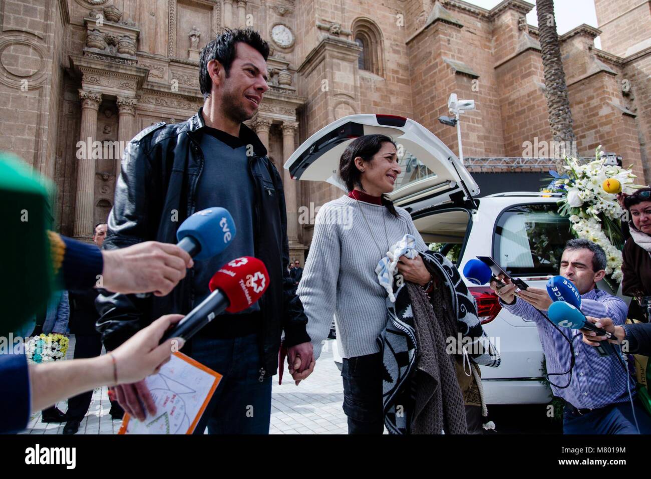 Misa Funeral de Gabriel Cruz en Almeria Cordon Press Stock Photo - Alamy