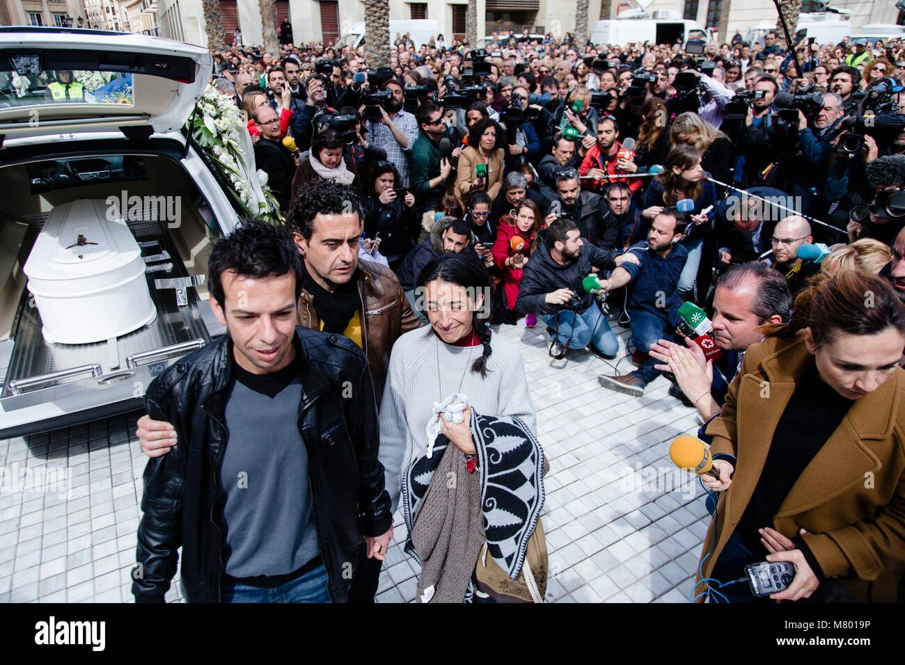 Misa Funeral de Gabriel Cruz en Almeria Cordon Press Stock Photo - Alamy