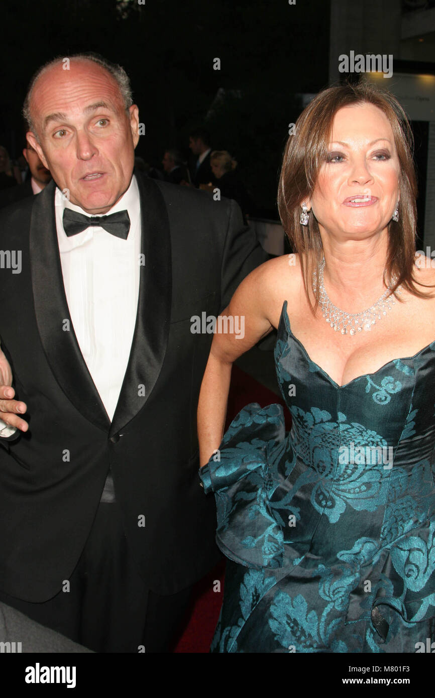 RUDOLPH GUILIANI, JUDITH NATHAN 2006 Photo By John Barrett-PHOTOlink ...