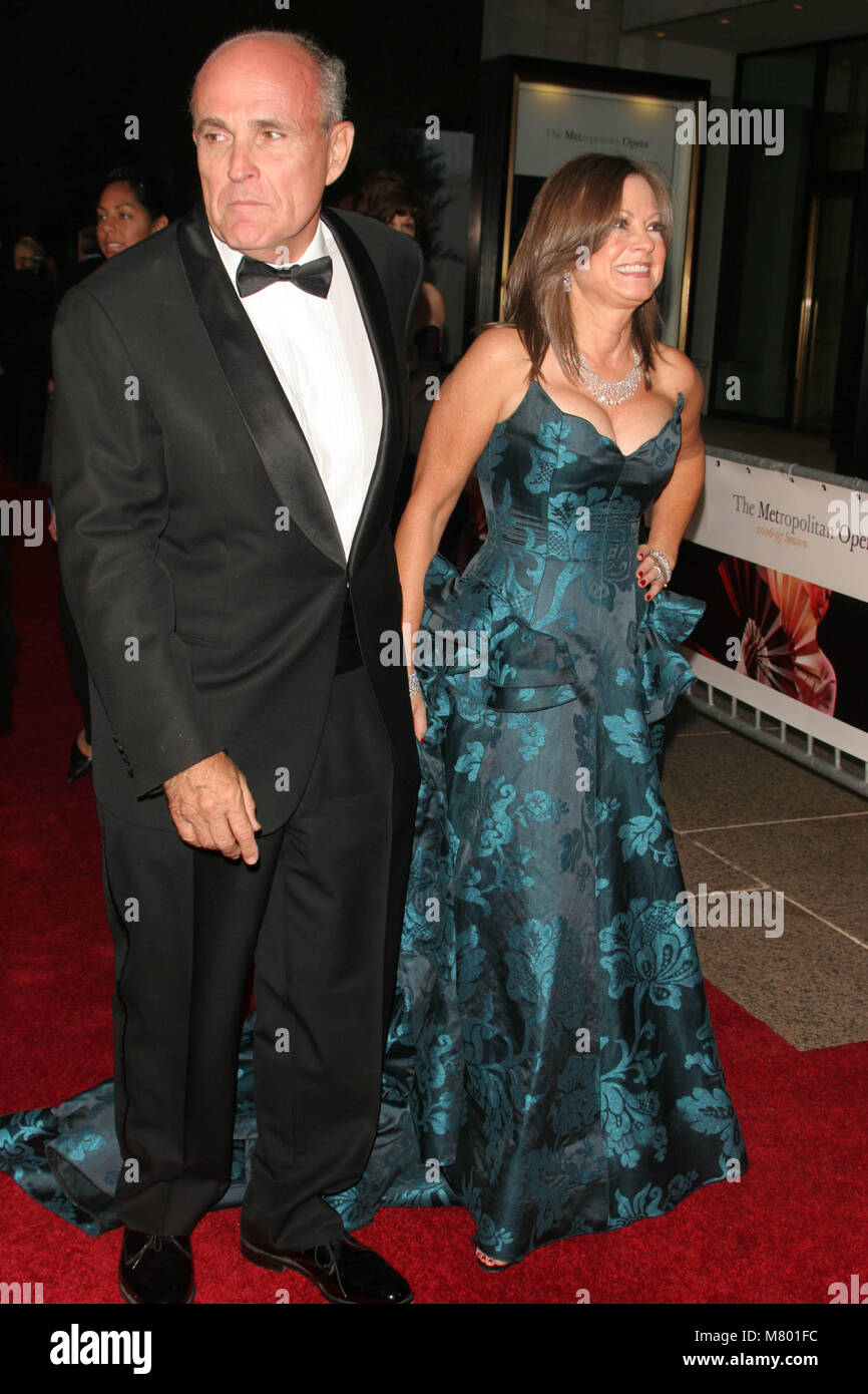 RUDOLPH GUILIANI, JUDITH NATHAN 2006 Photo By John Barrett-PHOTOlink ...