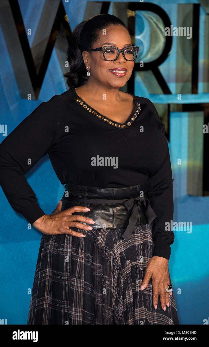 London, UK. 13th March, 2018. Oprah Winfrey attends the European ...