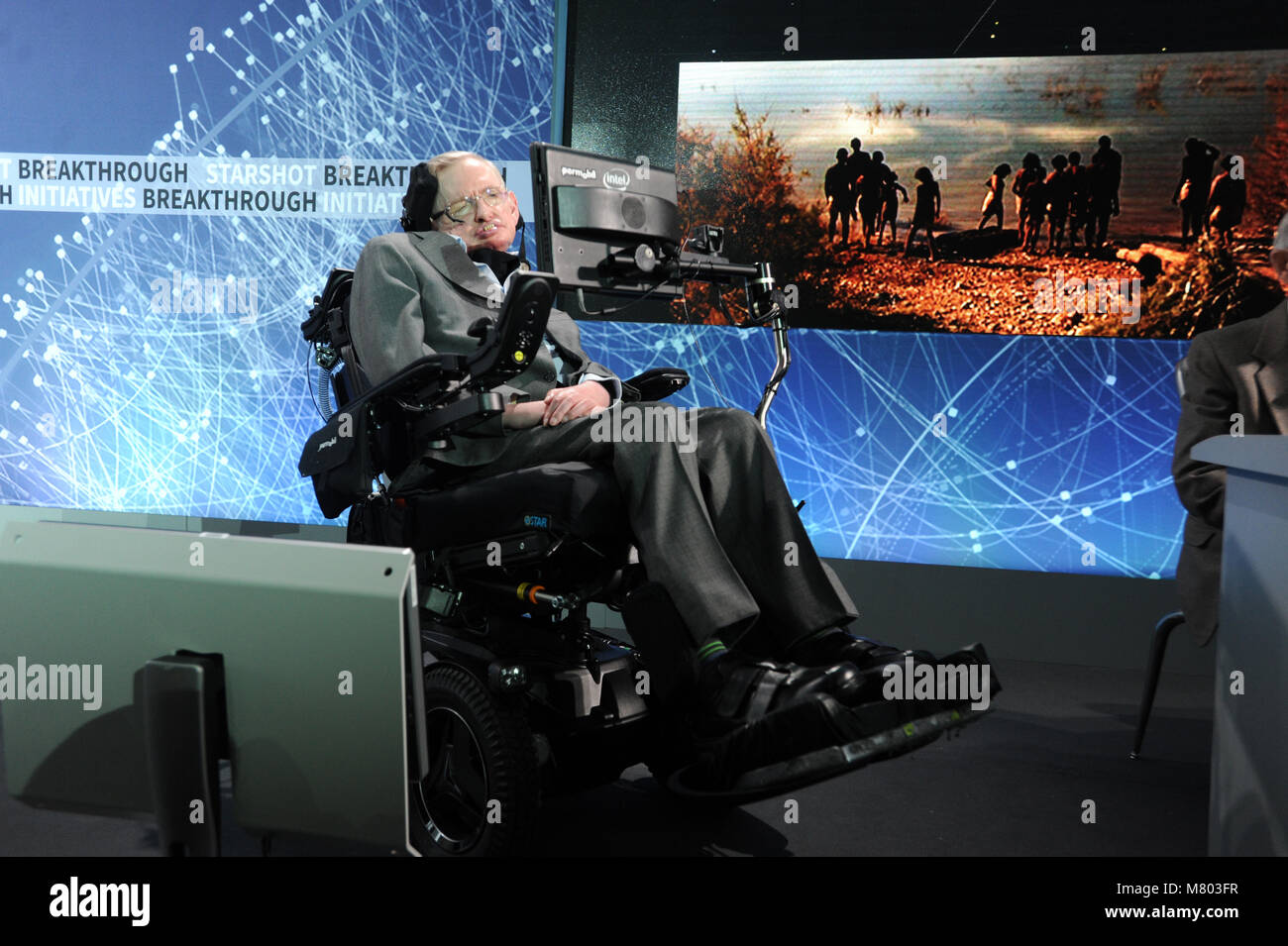 FILE: 14th Mar, 2018. Stephen Hawking 1942-2018. Photo taken: New York ...