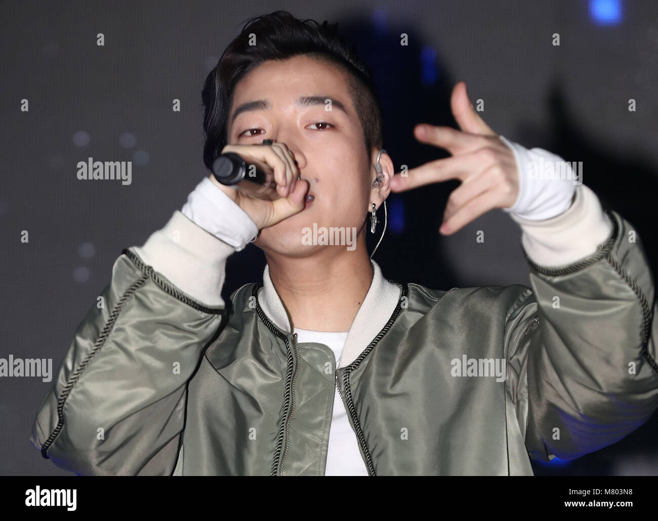 S. Korean rapper Junoflo South Korean rapper Junoflo performs during a ...
