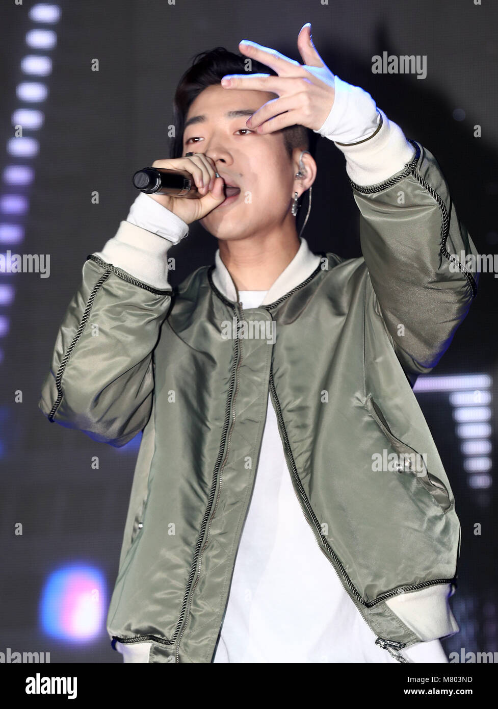 S. Korean rapper Junoflo South Korean rapper Junoflo performs during a ...