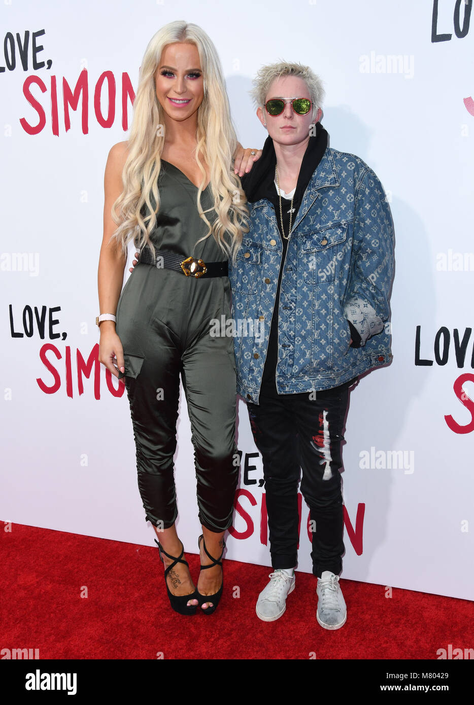 Los Angeles, California, USA. 13th Mar, 2018. Gigi Gorgeous, Nats Getty ...