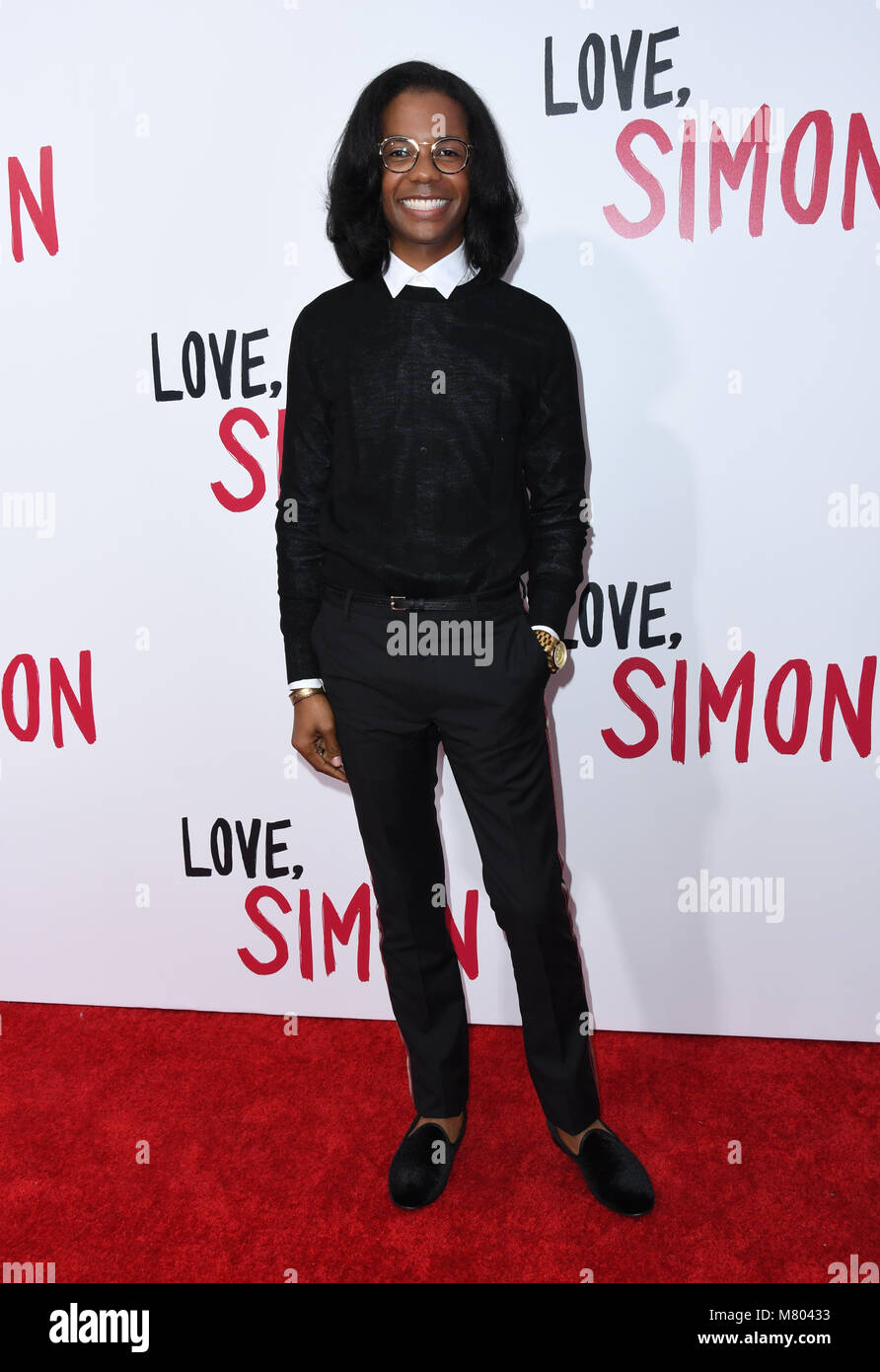 Los Angeles, California, USA. 13th Mar, 2018. Clark Moore. ''Love ...