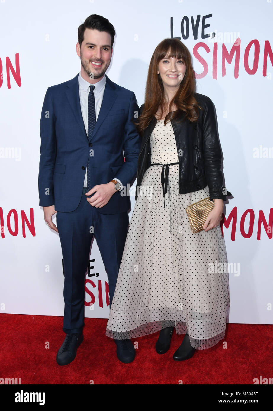 Los Angeles, California, USA. 13th Mar, 2018. Isaac Aptaker, Elizabeth ...