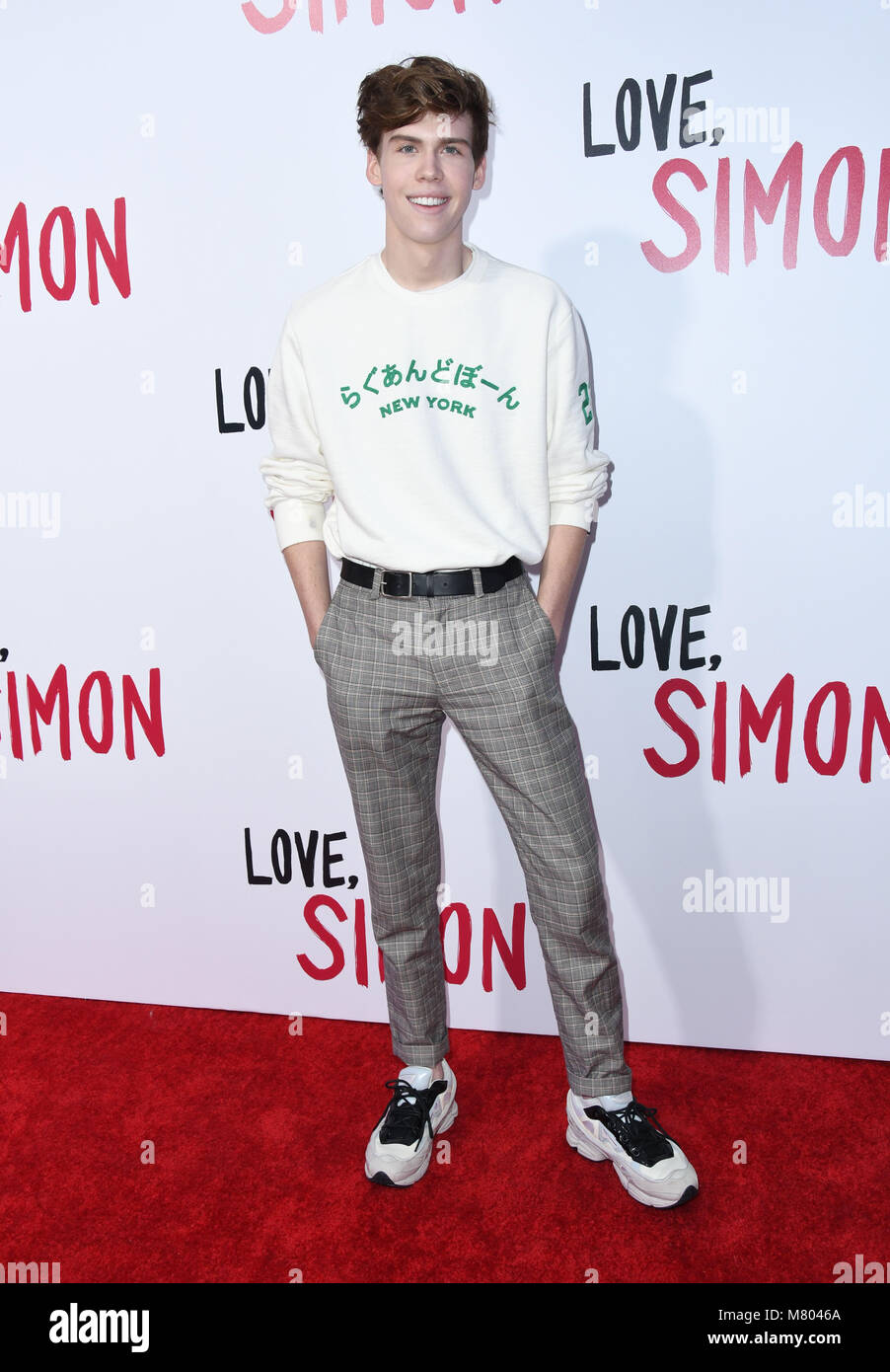 Los Angeles, California, USA. 13th Mar, 2018. Aidan Alexander. ''Love ...