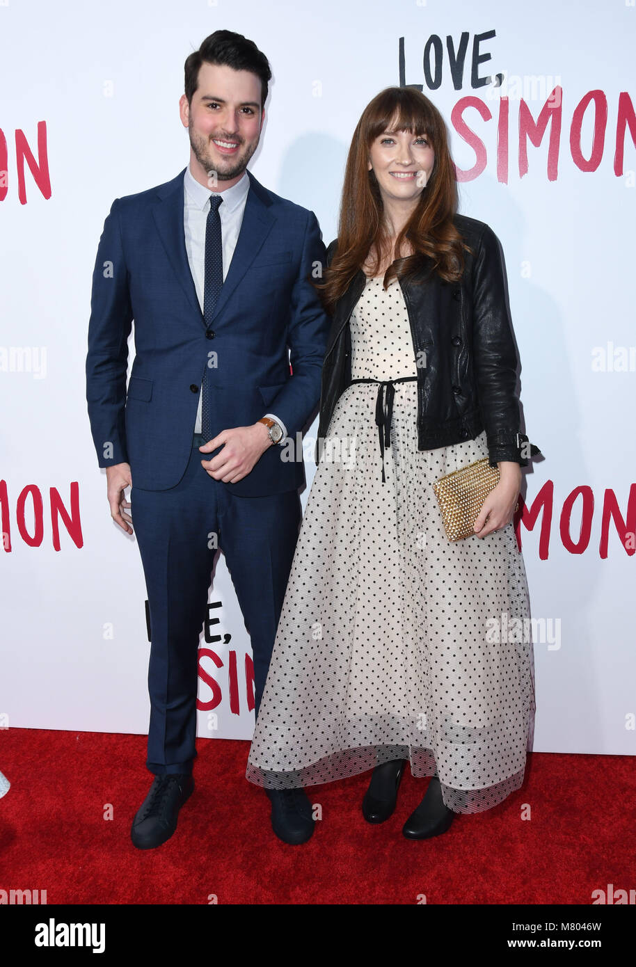 Los Angeles, California, USA. 13th Mar, 2018. Isaac Aptaker, Elizabeth ...