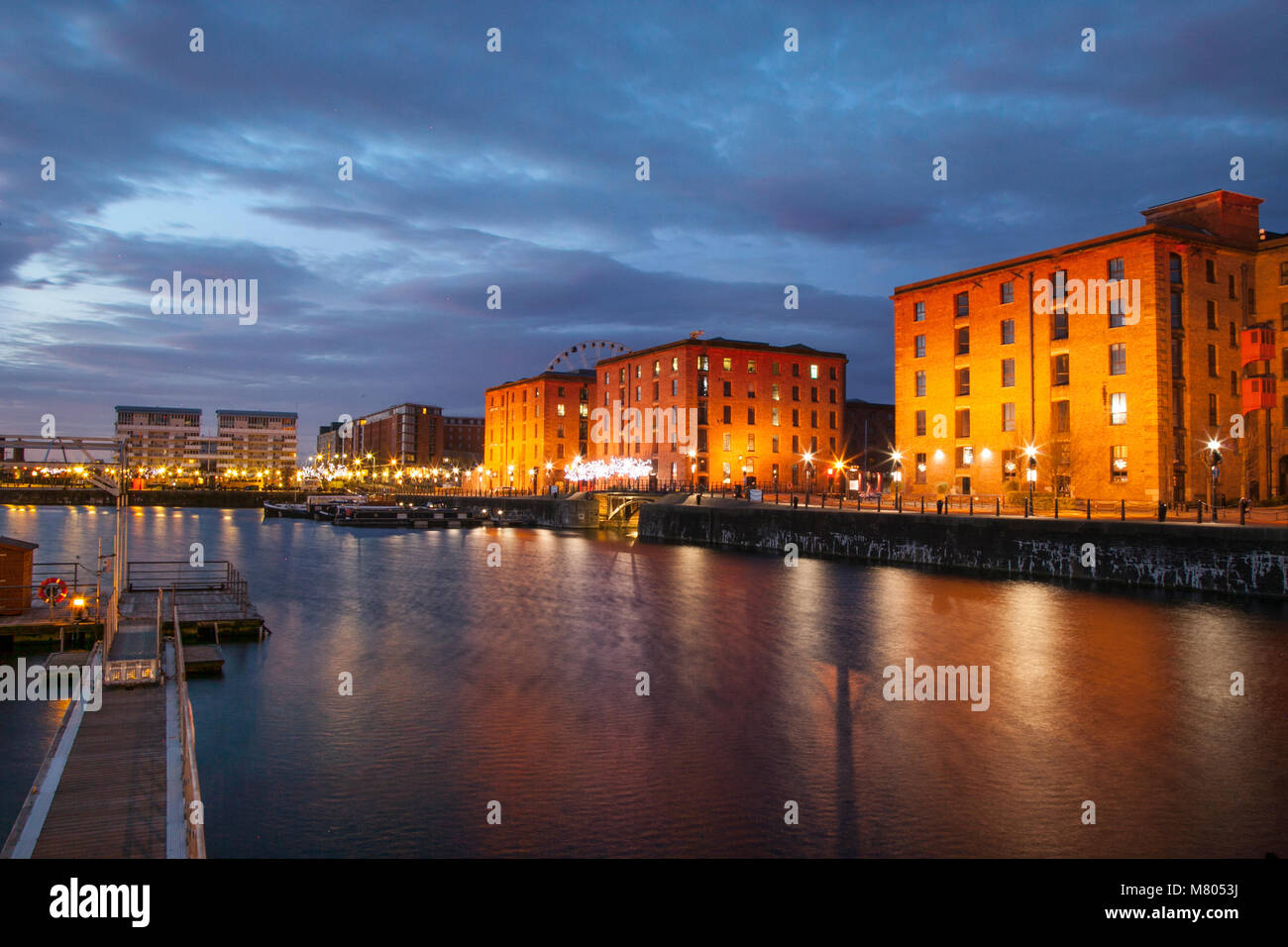 Albert Dock; Liverpool; Merseyside. 14th March 2018. UK Weather ...