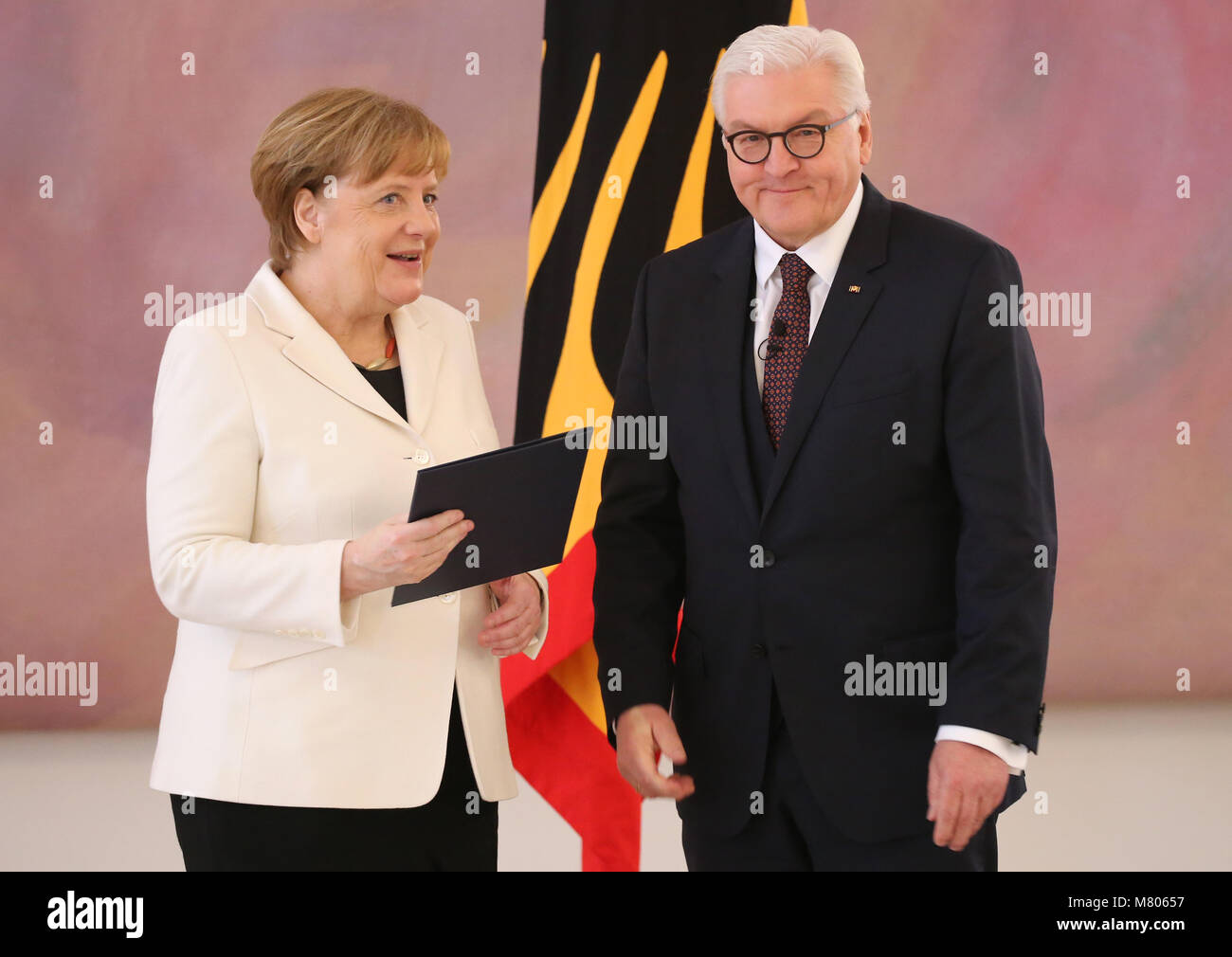 Berlin, Germany. 14th Mar, 2018. German President Frank-Walter ...