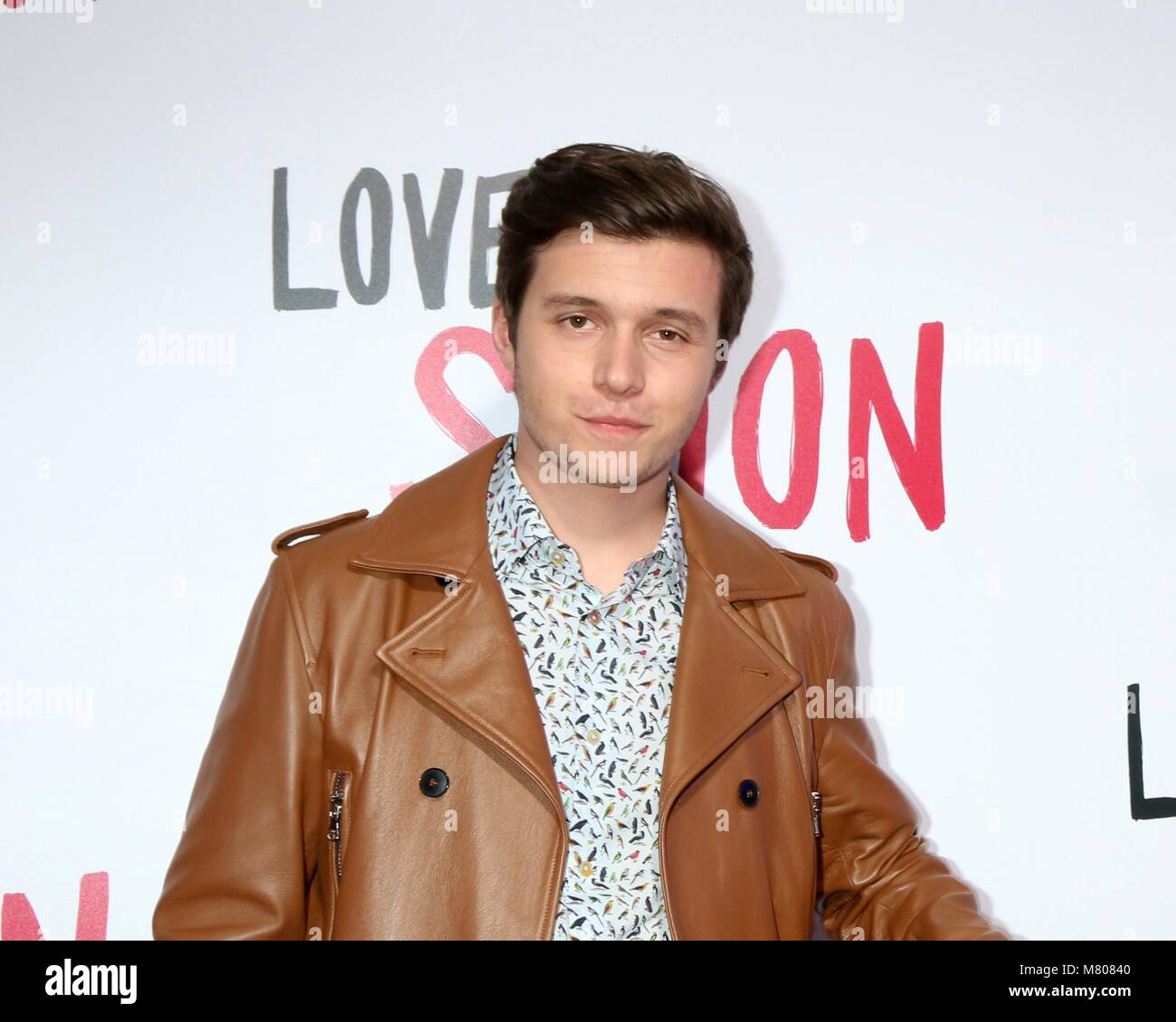 Los Angeles, CA, USA. 13th Mar, 2018. Nick Robinson at arrivals for ...