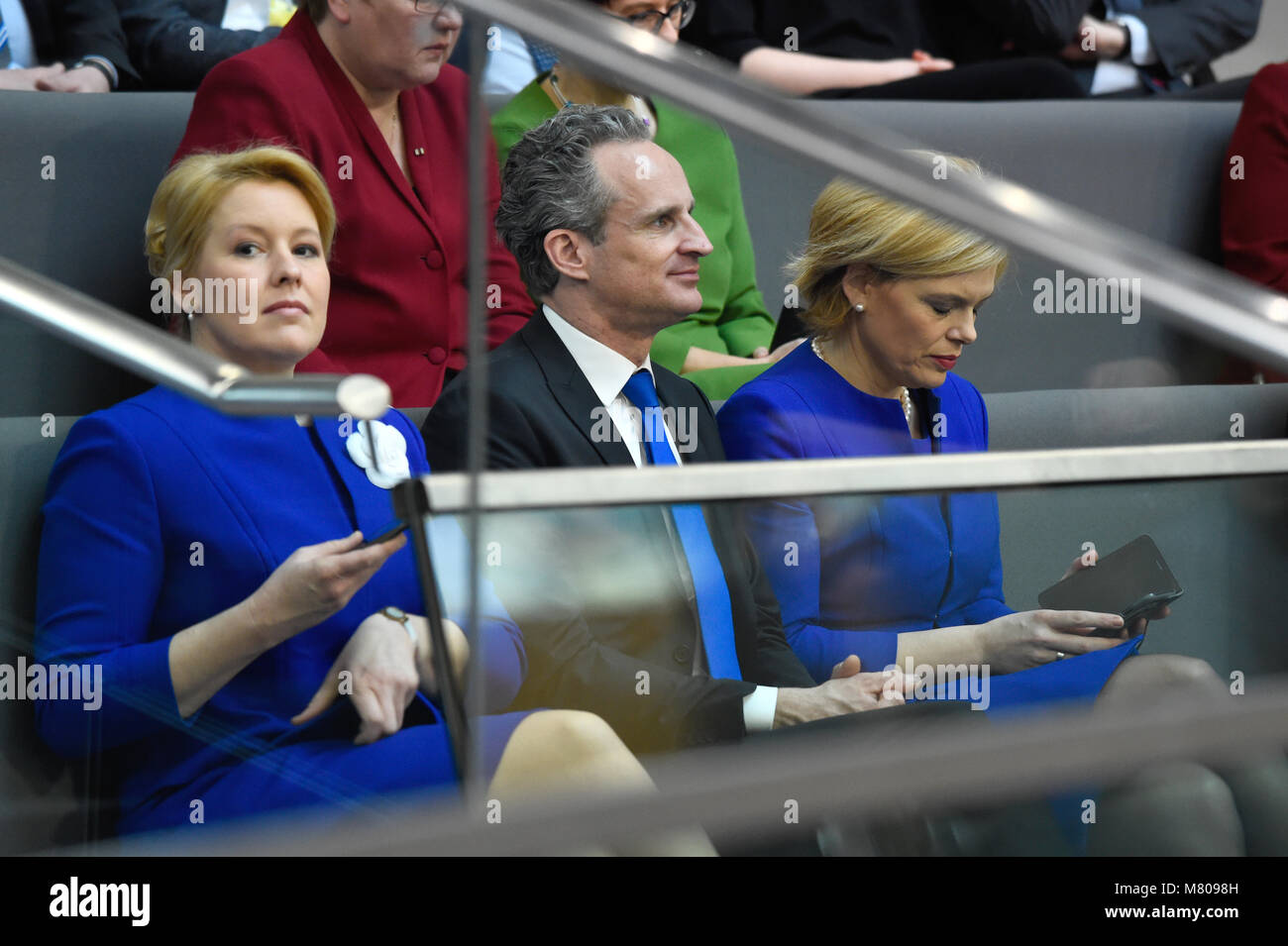 14 March 2018, Germany, Berlin: Julia Kloeckner of the Christian ...