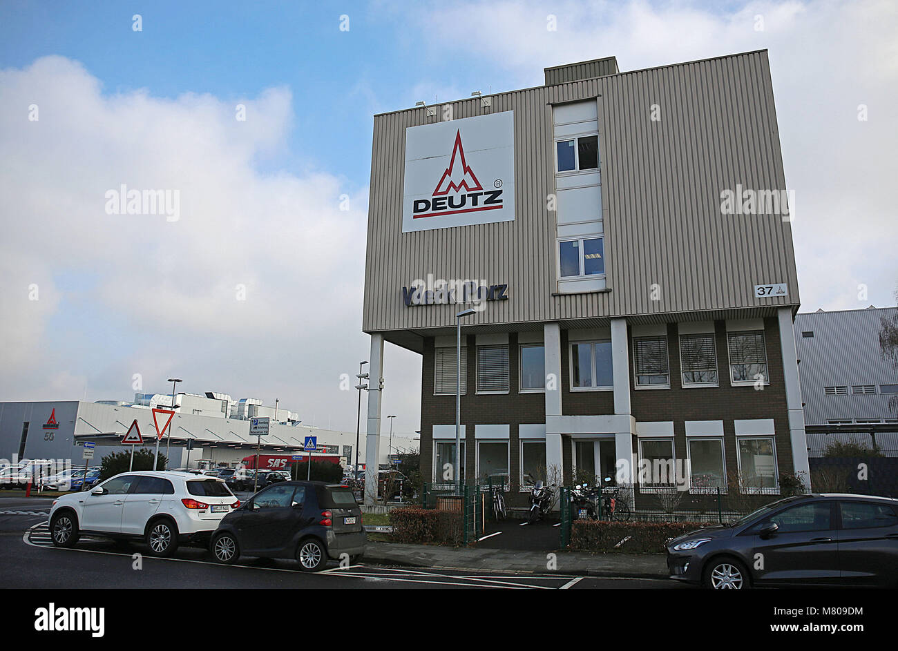 14 March 2018: Germany, Cologne: A view of the company premises of car ...