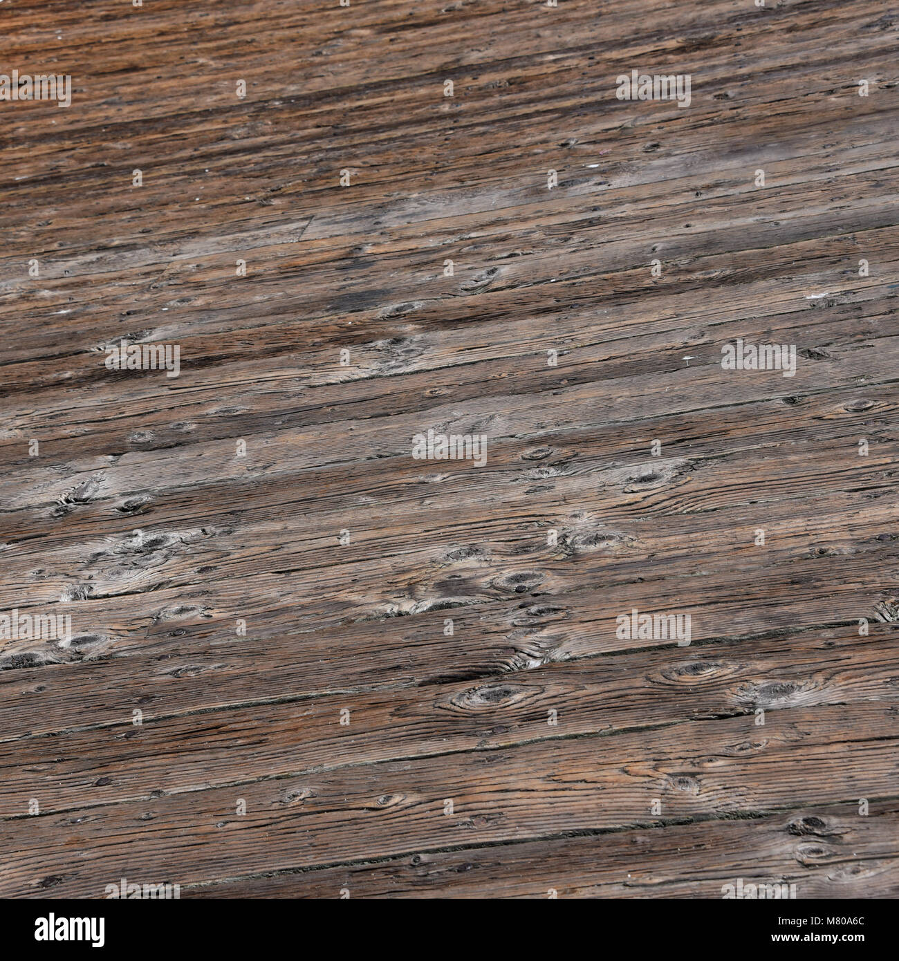 Aged worn timber boards from a pier - background texture Stock Photo ...