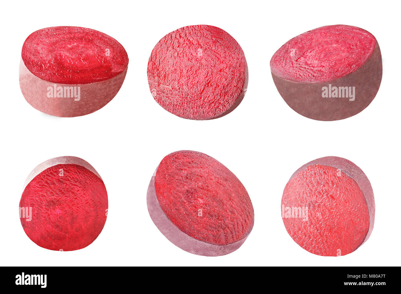 Isolated set of vegetables. Collection of piece of beet isolated on ...