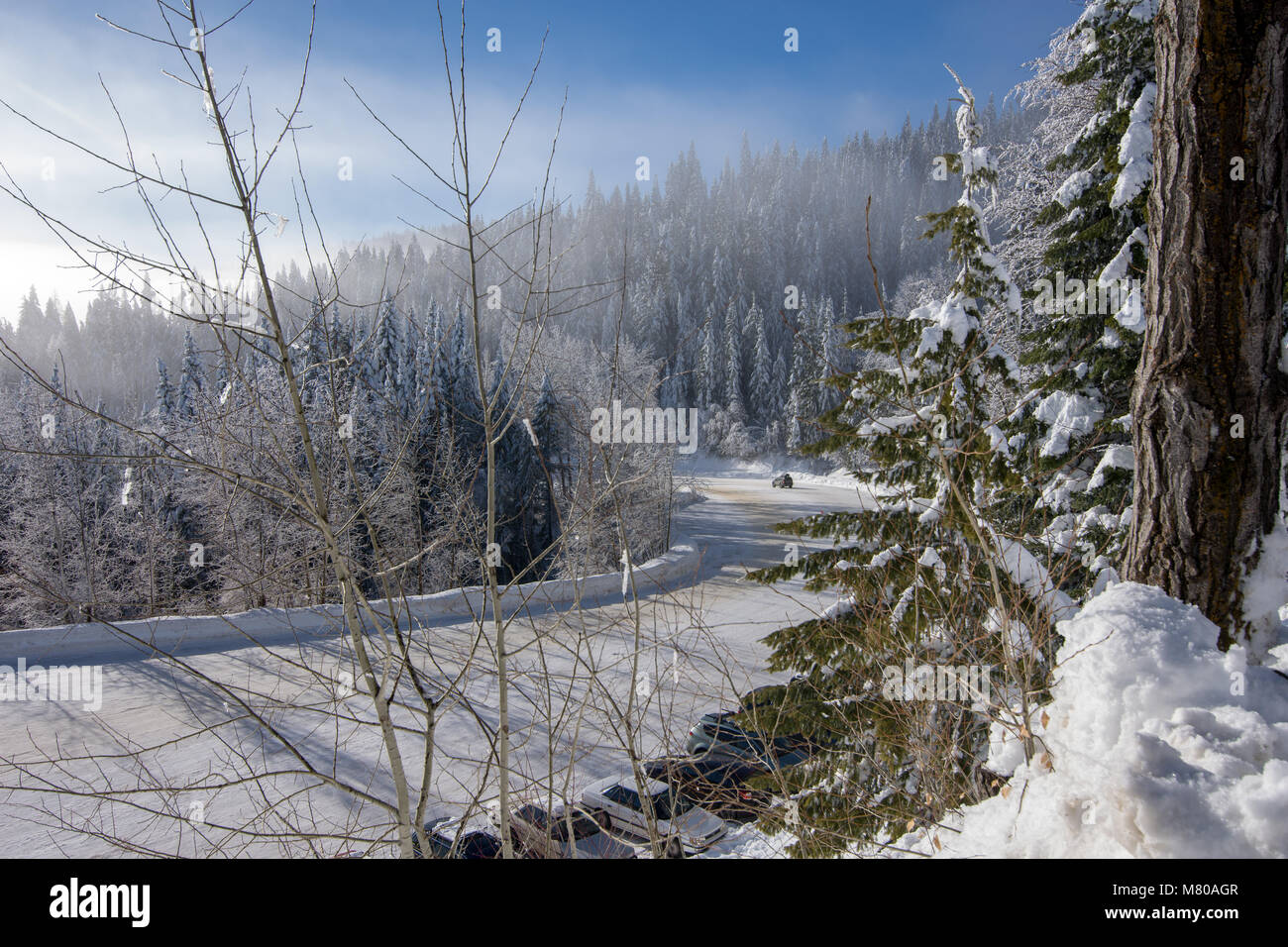 Mt spokane ski resort hi-res stock photography and images - Alamy