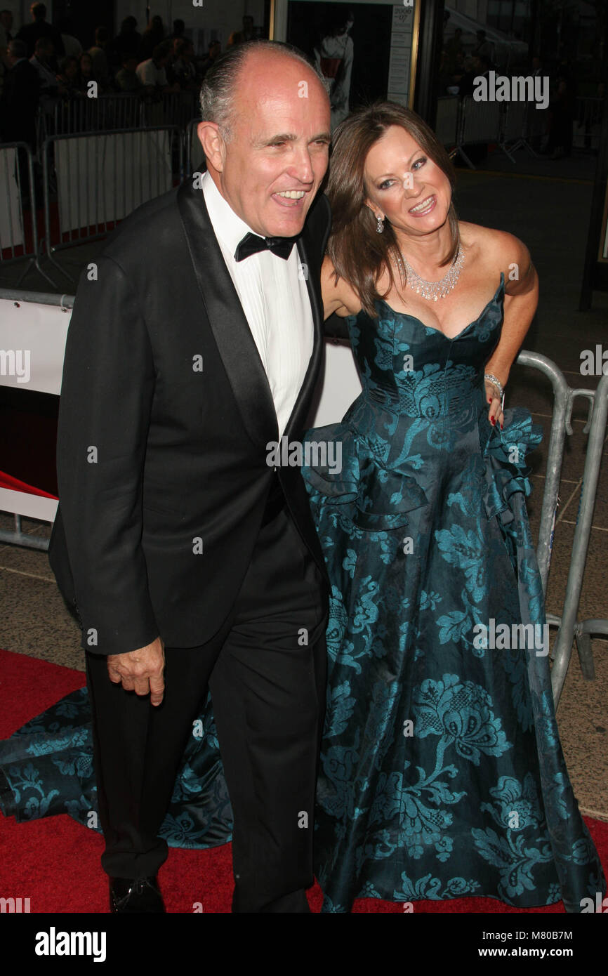 RUDOLPH GUILIANI, JUDITH NATHAN 2006 Photo By John Barrett-PHOTOlink ...