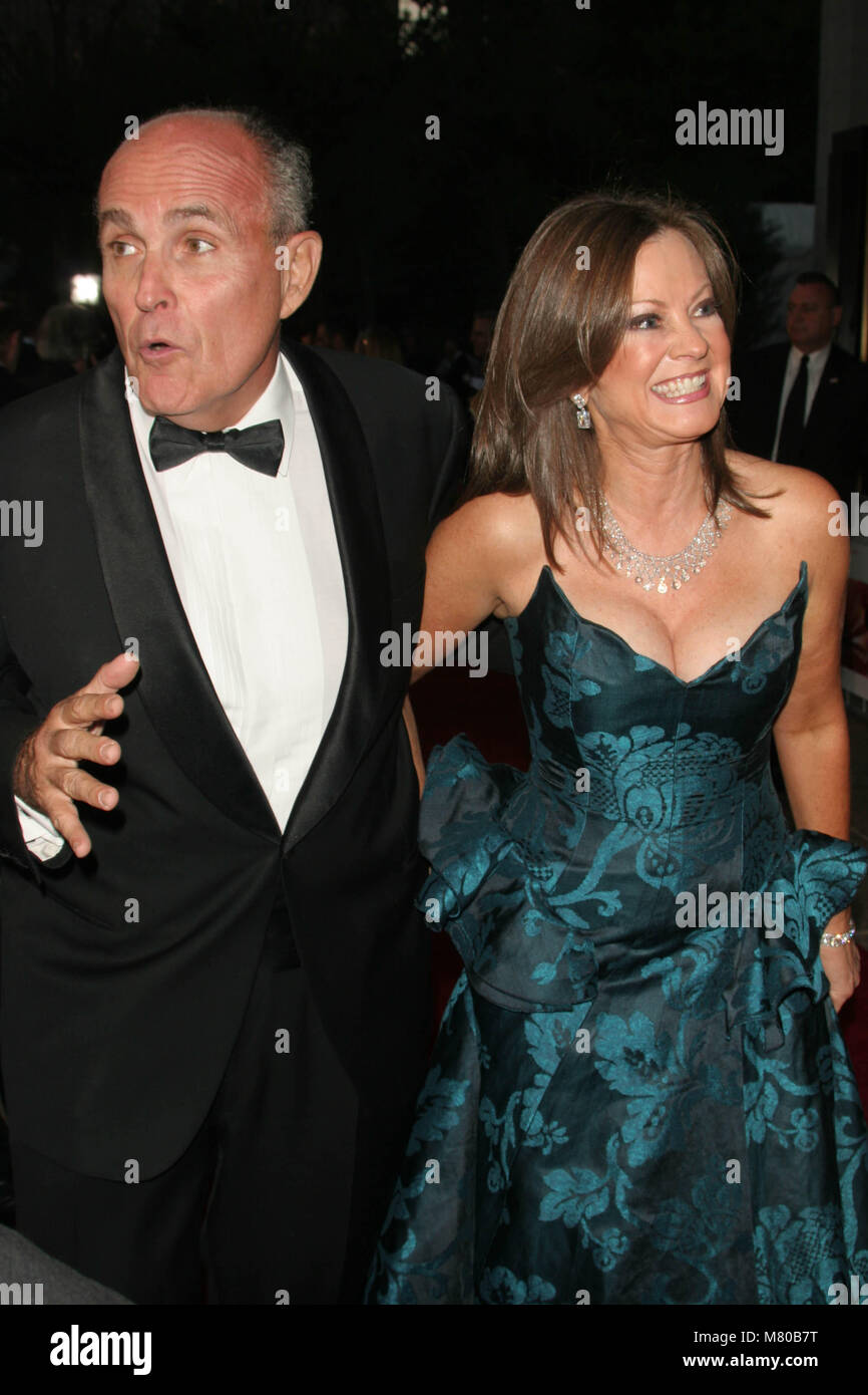 RUDOLPH GUILIANI, JUDITH NATHAN 2006 Photo By John Barrett-PHOTOlink ...