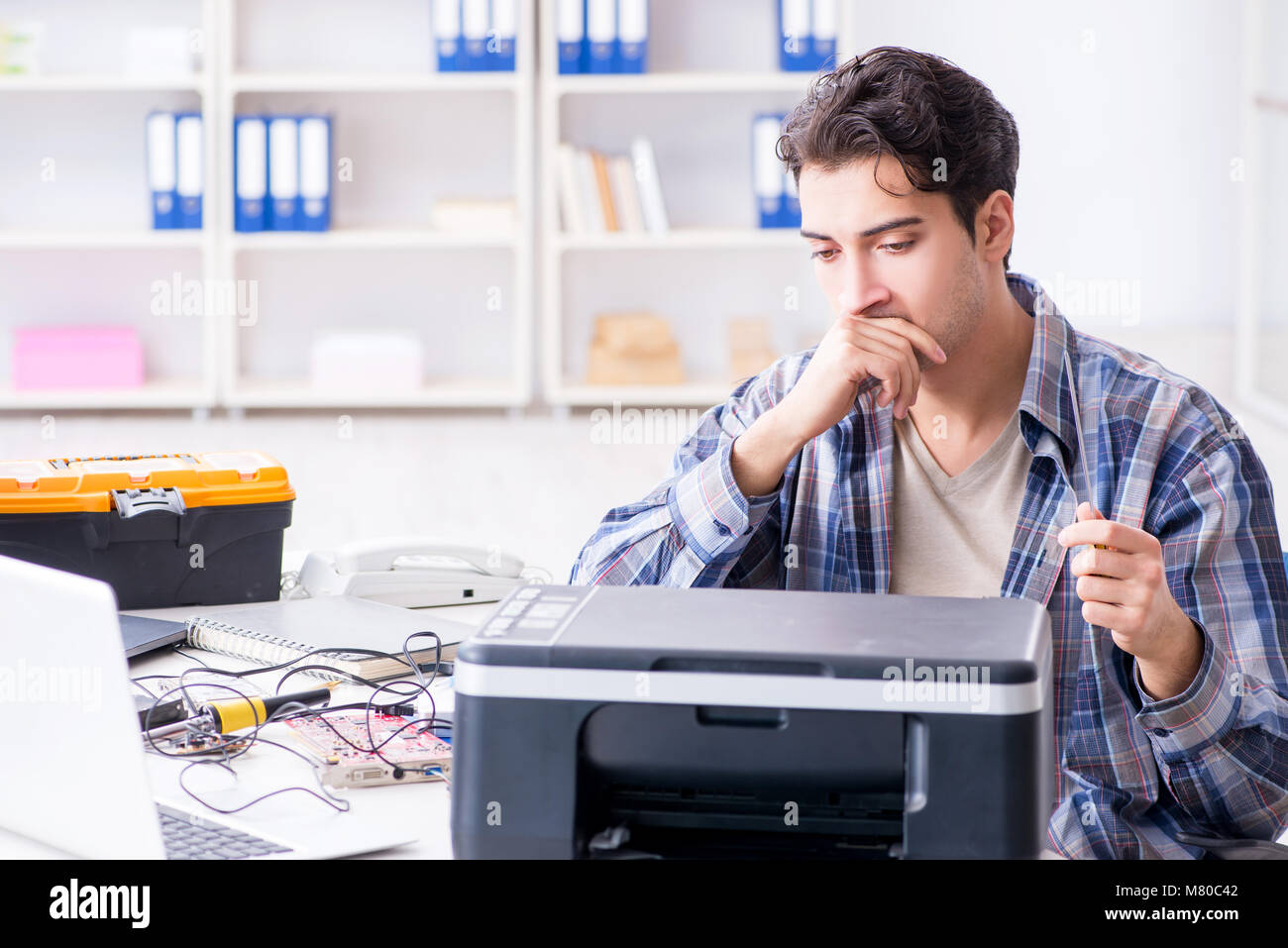 Printer malfunction hi-res stock photography and images - Alamy