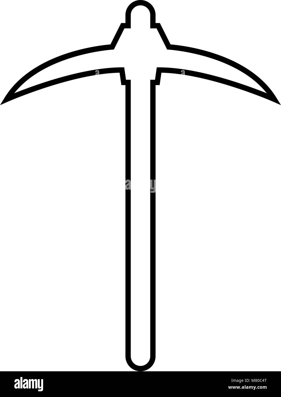 Ice axe hand Stock Vector Images - Alamy