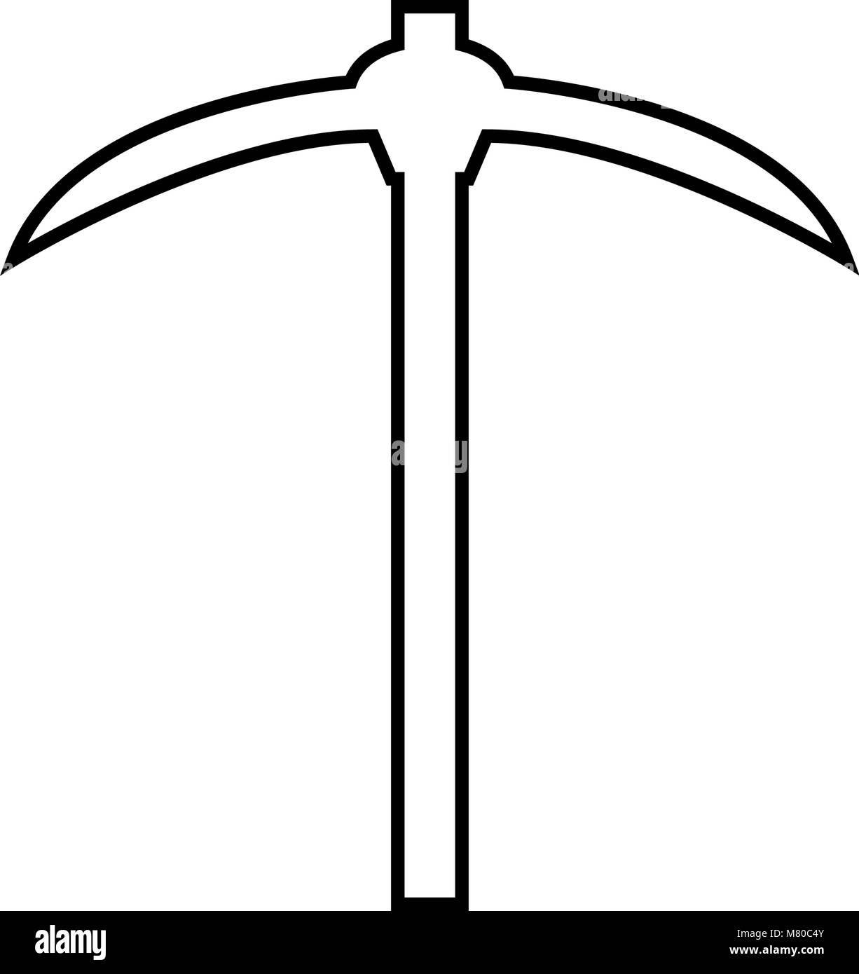 Ice axe hand Stock Vector Images - Alamy