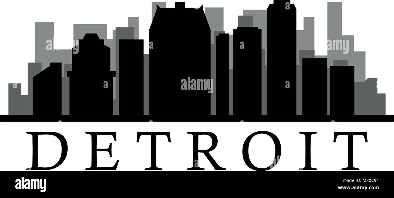 Detroit skyscraper Stock Vector Images - Alamy