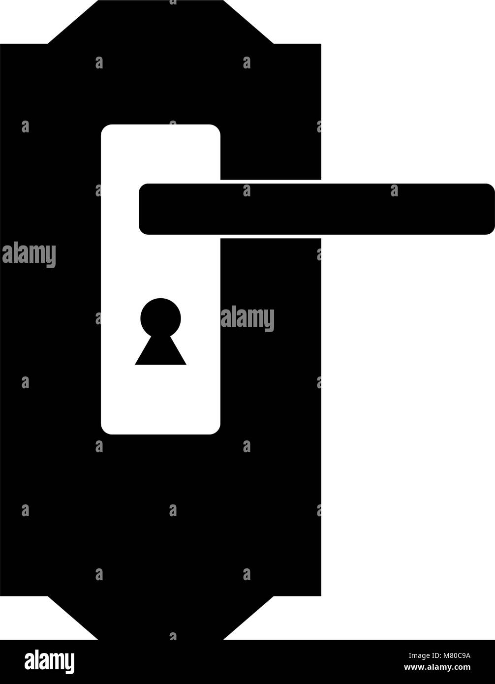 door handle icon Stock Vector Image & Art - Alamy