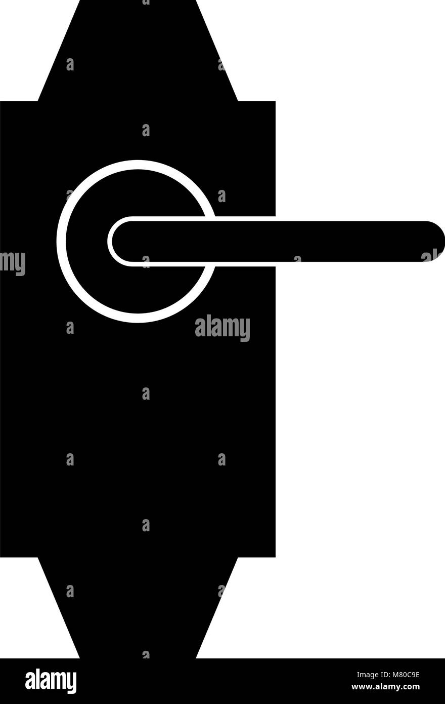 door handle icon Stock Vector Image & Art - Alamy