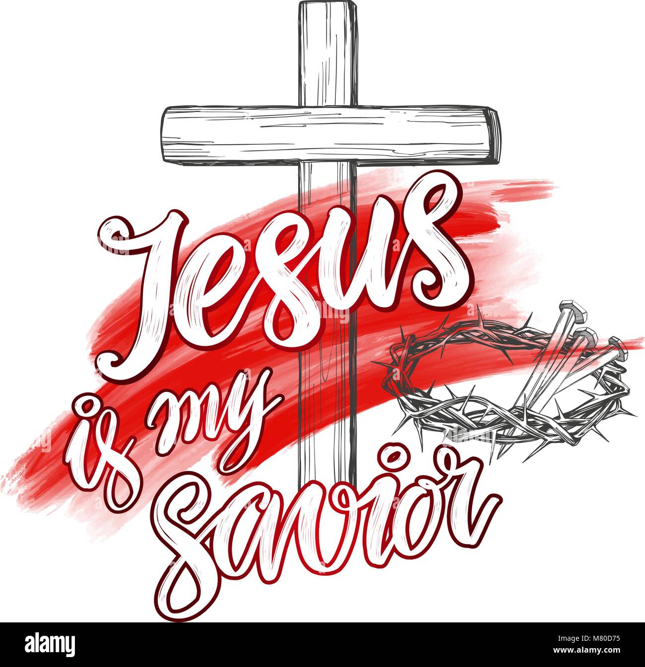Savior blood Stock Vector Images - Alamy