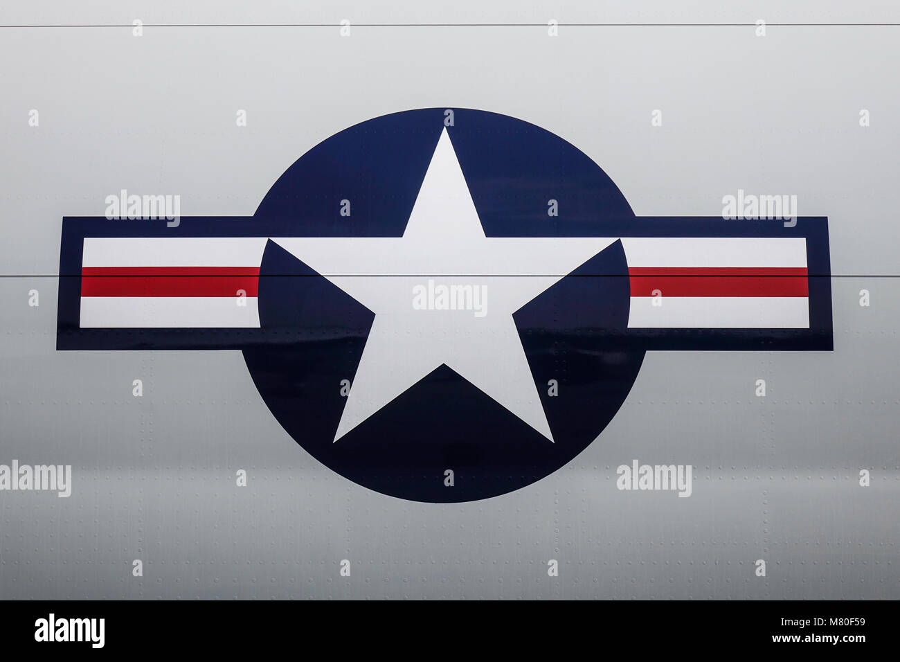 US Navy Air Force Roundel on a fighter aircraft Stock Photo - Alamy