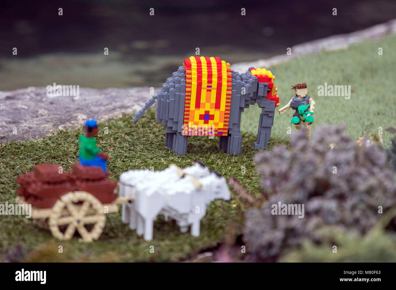 An Indian elephant at LEGOLAND Windsor Resort as they unveil new iconic ...